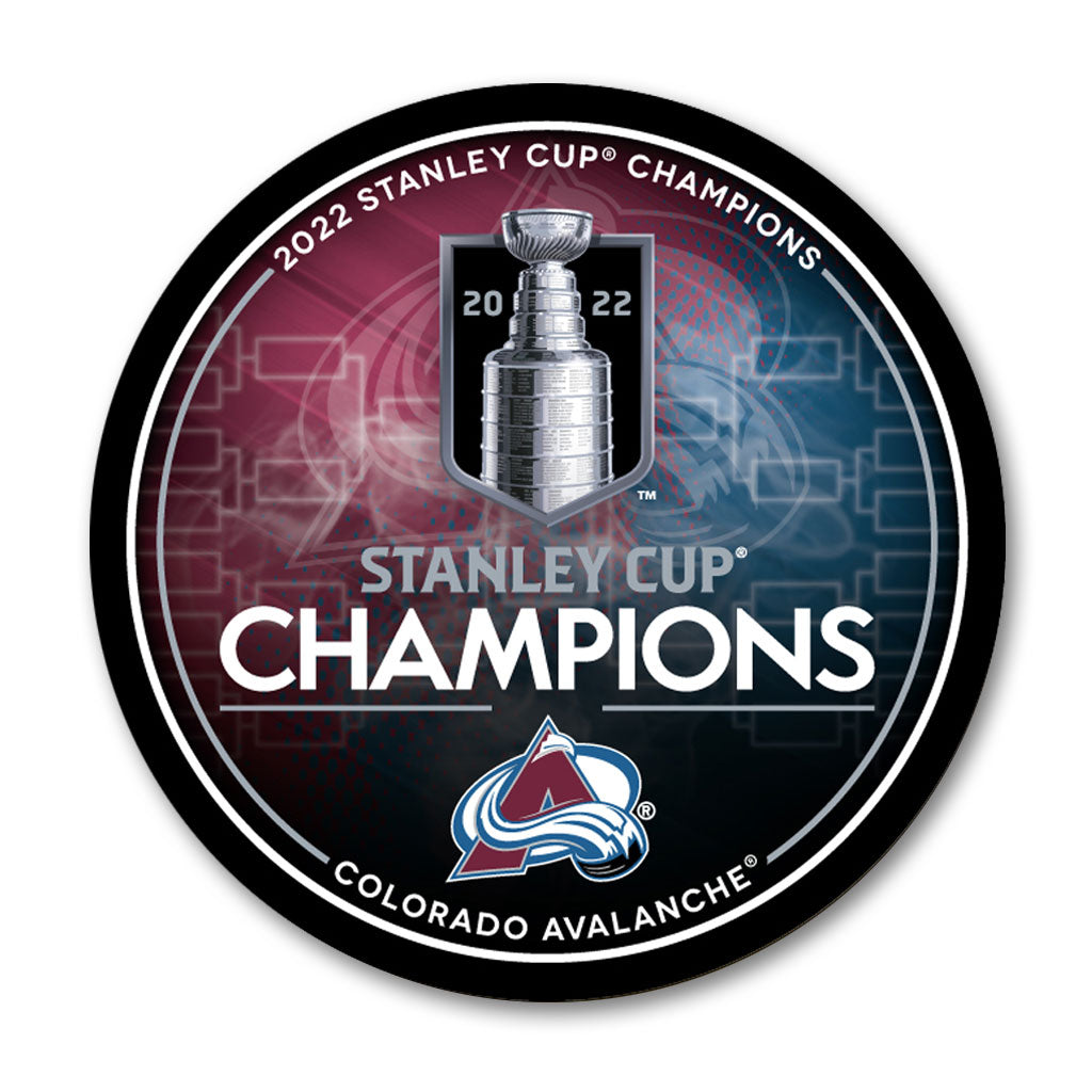 2022 Colorado Avalanche Stanley Cup Champions Puck – Pucks.Net