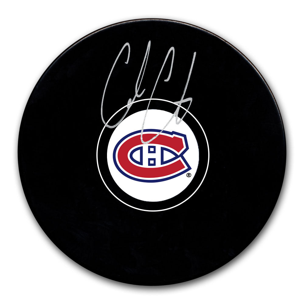 Cole Caufield Montreal Canadiens Autographed Puck – Pucks.Net