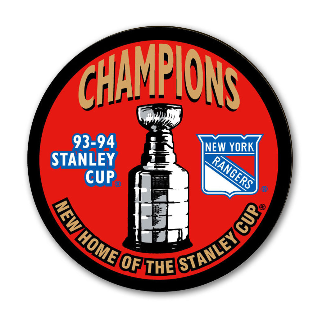 1994 New York Rangers Stanley Cup Champions Puck – Pucks.Net