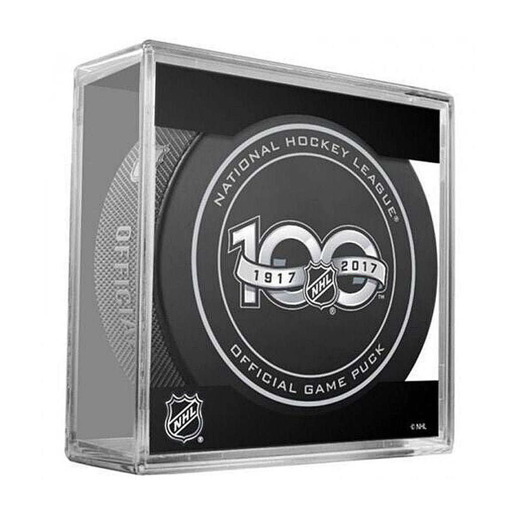 NHL 100 Centennial Official Game Puck – Pucks.Net