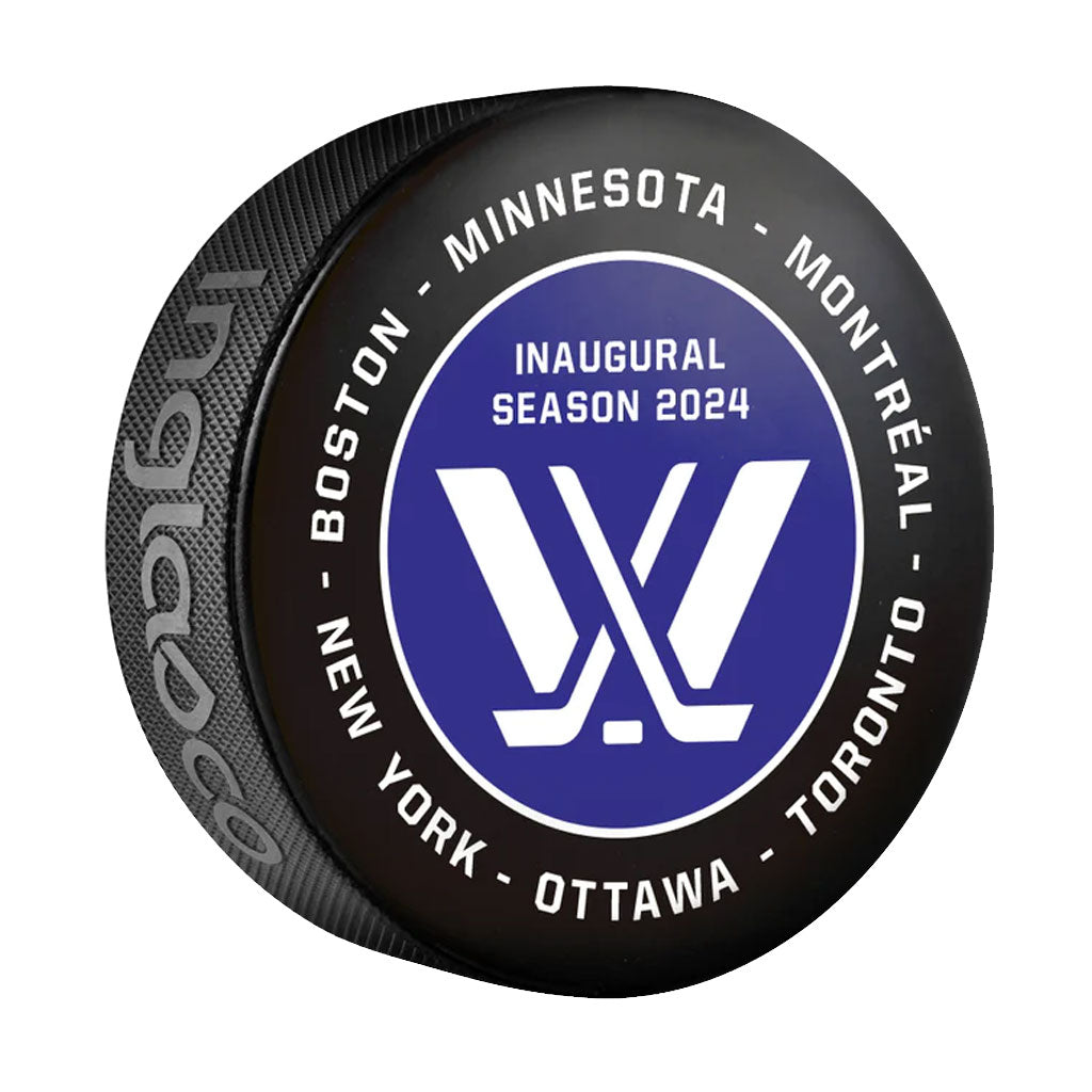 PWHL 2024 Inaugural Season Official Souvenir Puck – Pucks.Net