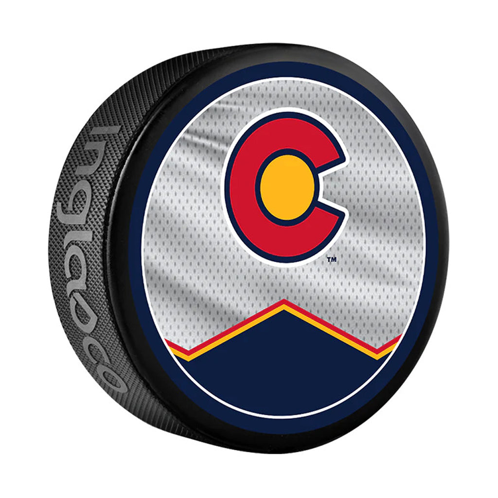 Colorado Avalanche Reverse Retro Jersey 2022 Puck – Pucks.Net